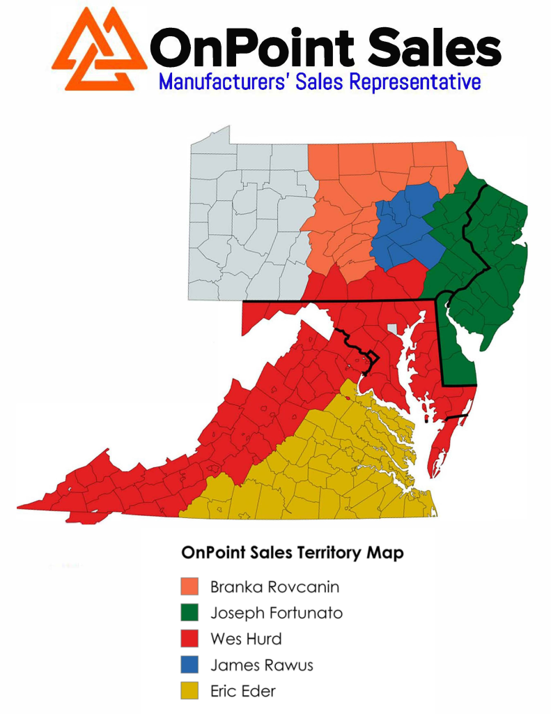 Territory Map - OnPoint Sales